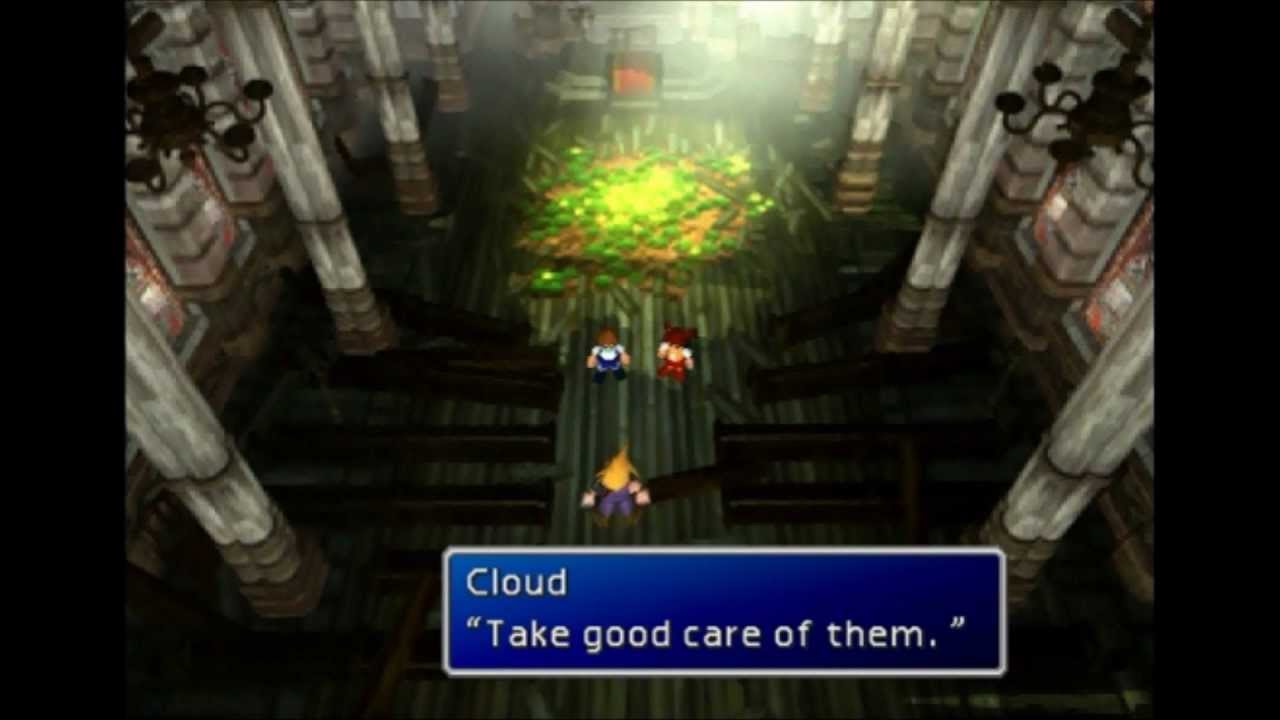 Aeris's ghost and church glitches - FFVII - YouTube