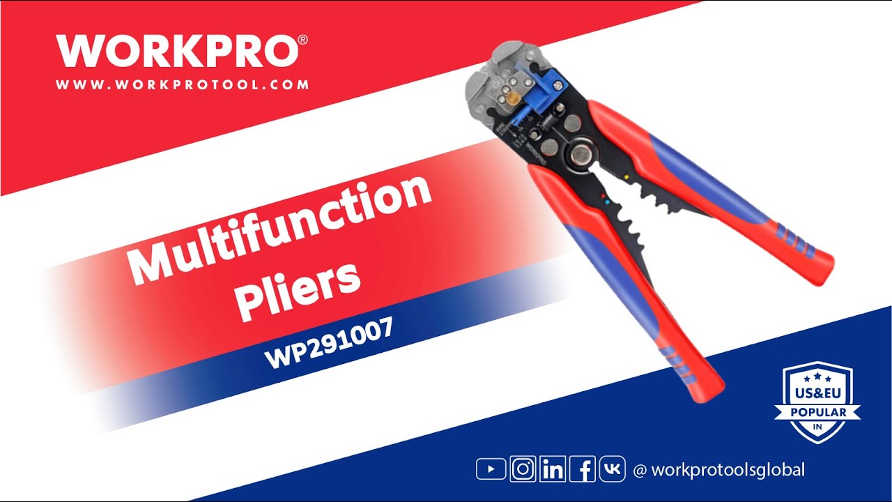 WORKPRO Multifunction Pliers | Pliers Set | Pliers Tool Set - YouTube