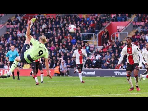 Erling Haaland OVERHEAD Kick Goal Against Southampton 🔥 - YouTube