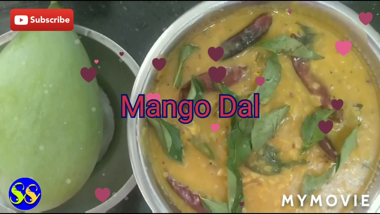 Mango dhall (without onion, tomato,tamarind) - YouTube