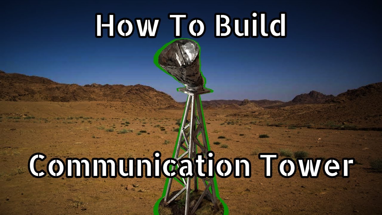 How To Build Communication Tower/Array Terrain - YouTube
