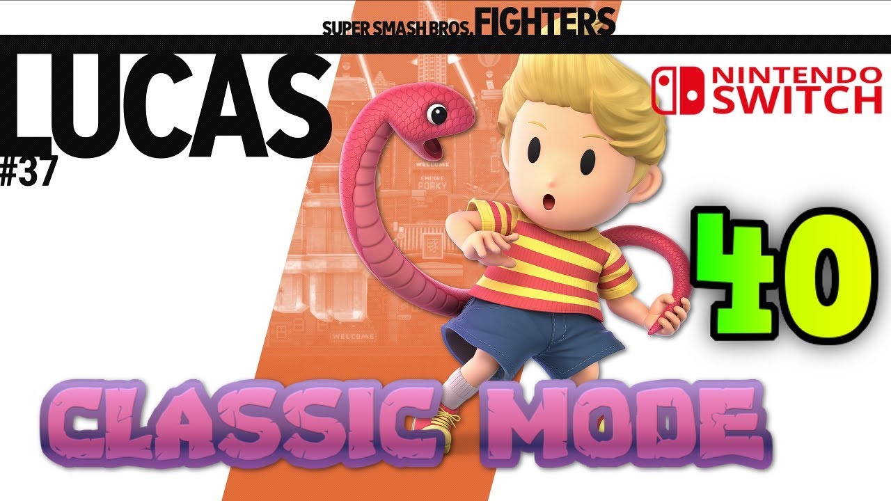 Super Smash Bros. Ultimate: Classic Mode - Lucas - No Continues (No ...