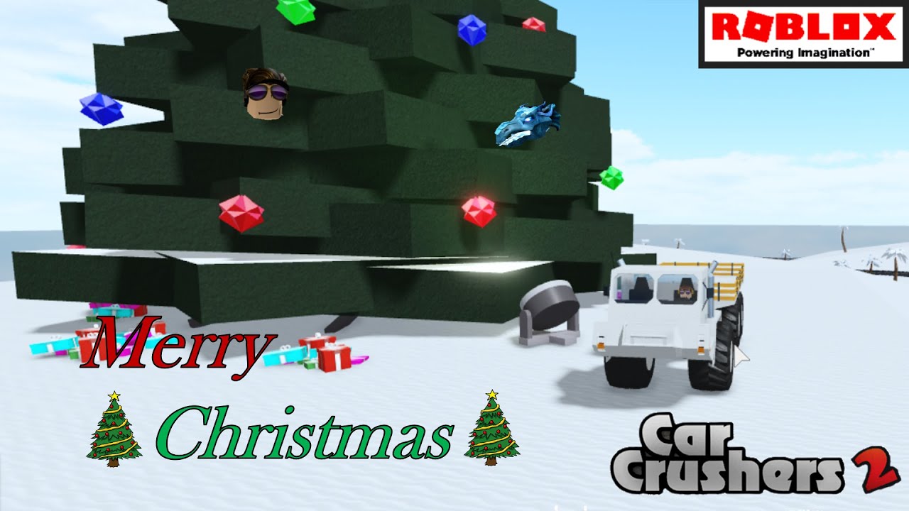 🎄Crushing Vehicles with Friends🎄 | Roblox Car Crushers 2 - Merry ...
