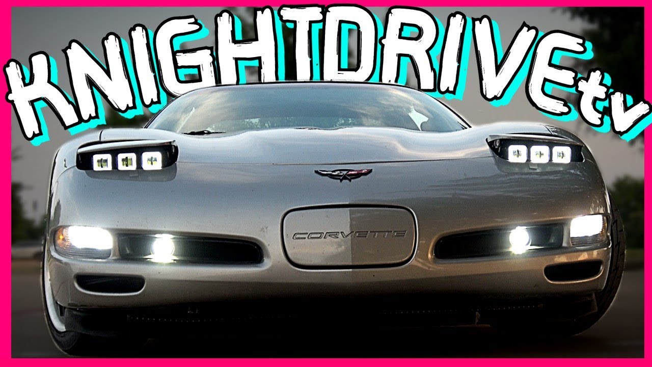Transform Your C5 Corvette with KnightDriveTv LED Headlights!! - YouTube
