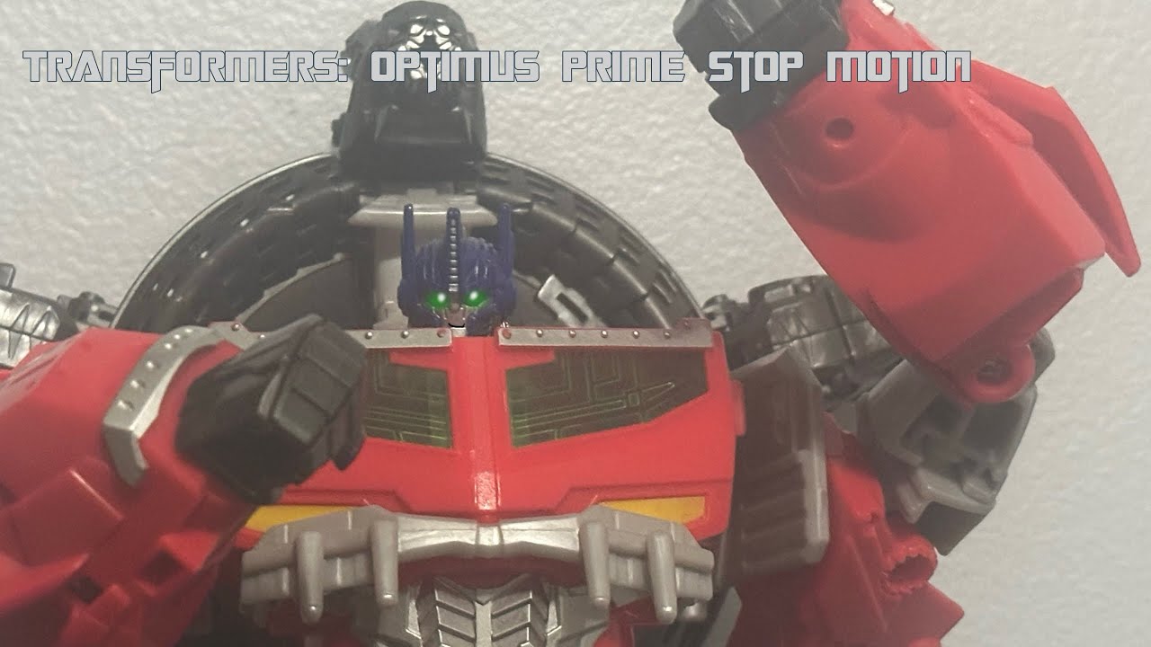 Transformers: Optimus Prime Stop Motion (First Stop Motion Video) - YouTube