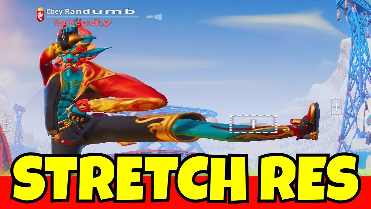 i used STRETCHED resolution with my main skin... (wow) - YouTube