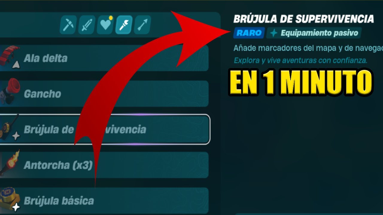 como CONSEGUIR BRUJULA AVANZADA en LEGO FORTNITE - YouTube