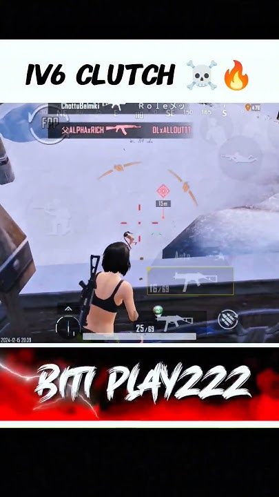 1V6 Clutch☠️🔥#ytshort#short#bgmi #pubgmobile#zeltrax#pubg#jonathangamin#1nonlyzeltrax# ...