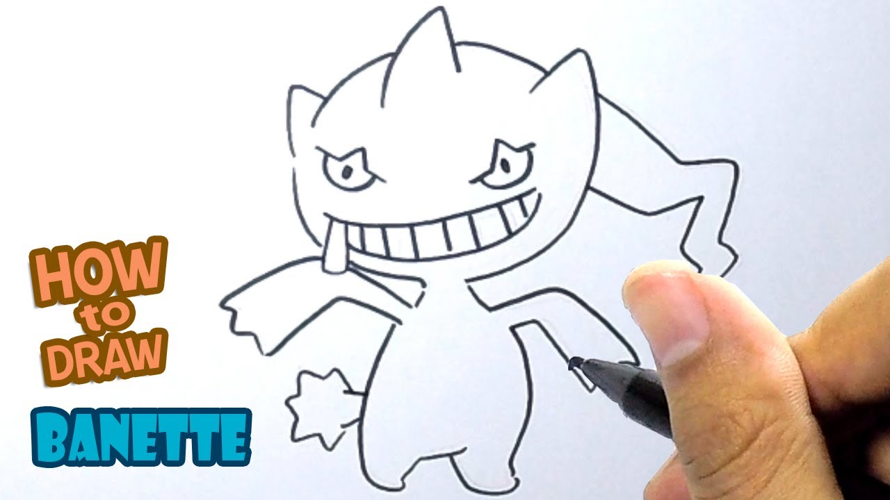 How to Draw Banette | Drawing Pokemon Step by Step - YouTube