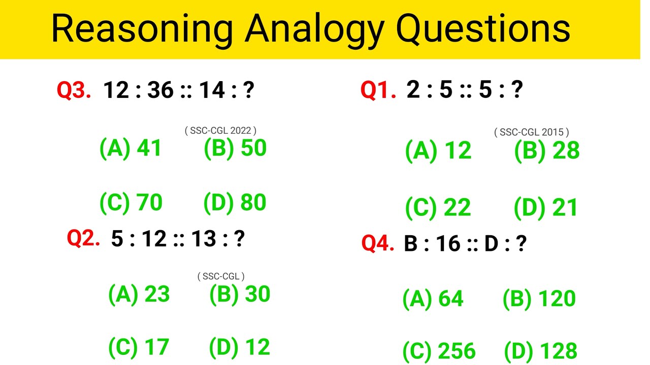 analogy reasoning tricks || reasoning classes || number analogy ...