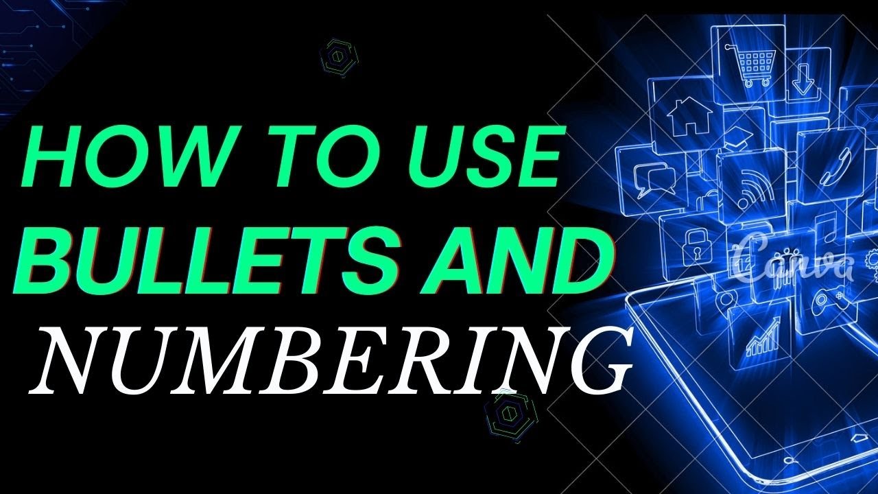 How to use Bullets and Number in Ms word || Ms word Turotiral chapter ...