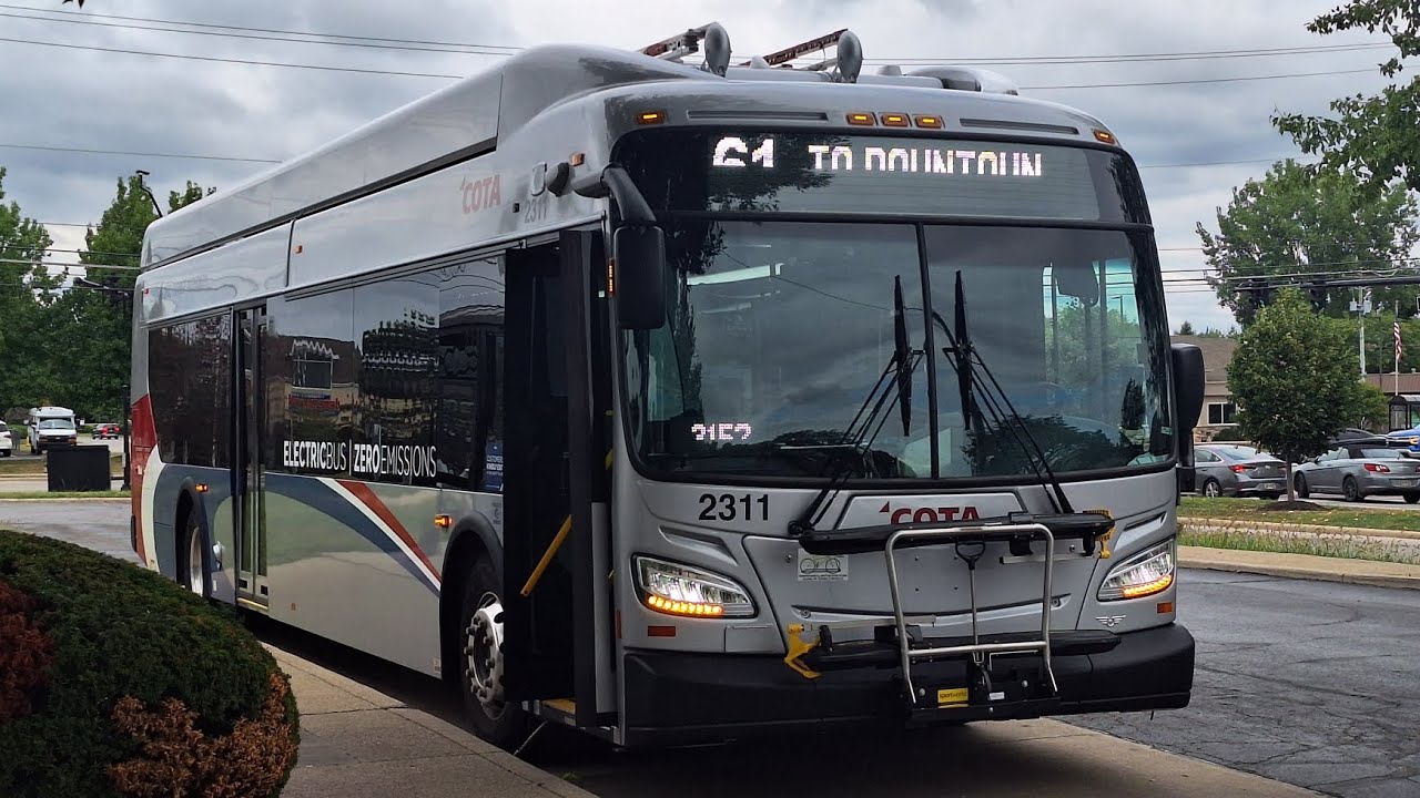COTA || 2023 NFI XE40 || #2311 || 61 Grove City || Express Ride - YouTube