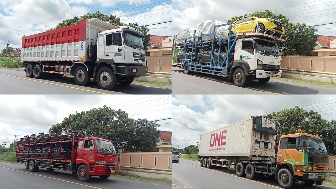 dumptruck, truck towing, truck container, truk pengangkut mobil, truk ...