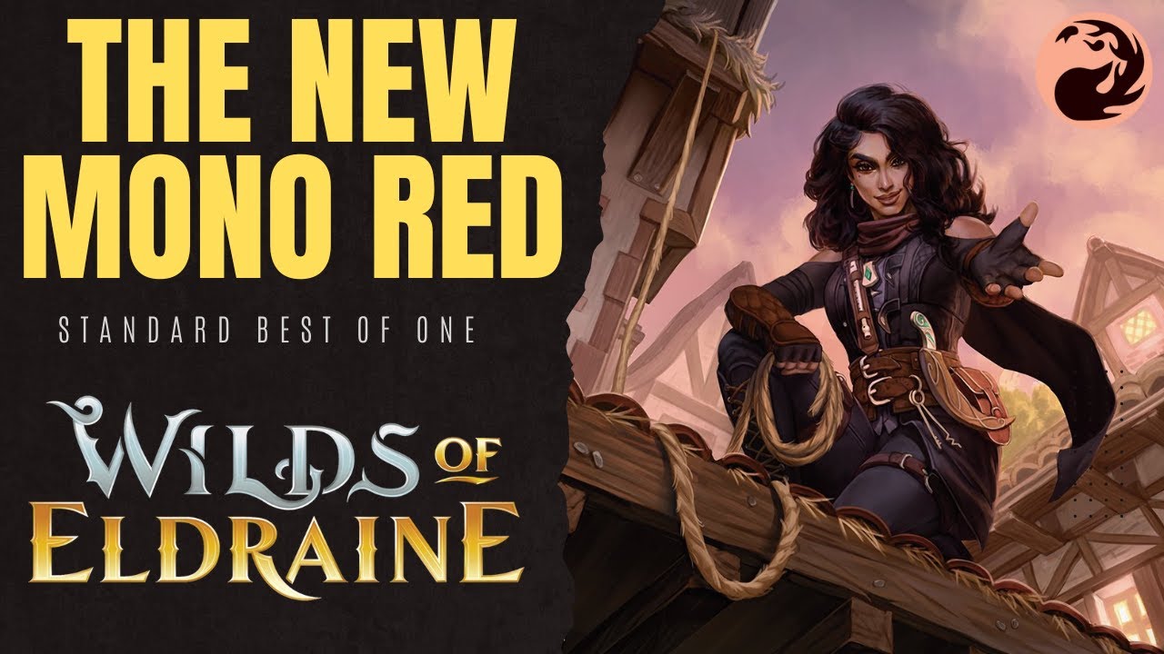Monstrous Rage Standard Mono Red Aggro | Wilds of Eldraine - YouTube