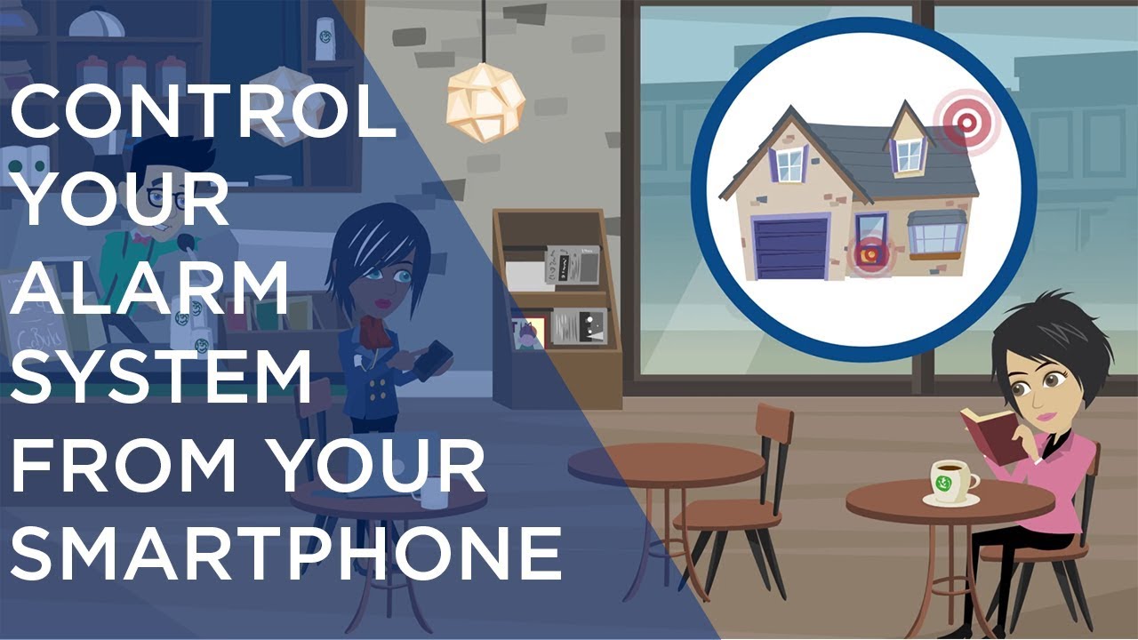 Control your Alarm System from your Smartphone - YouTube