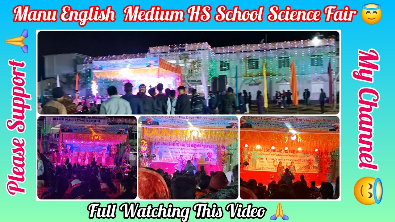 Manu English Medium HS School Science Fair Program 🔥..Valo Lagle Like ...