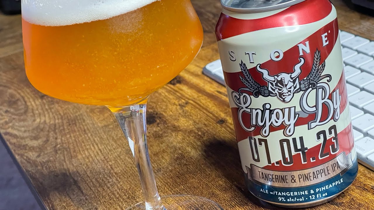 Stone Brewing - Enjoy By 07.04.23 (Tangerine & Pineapple Hazy) | Beer ...