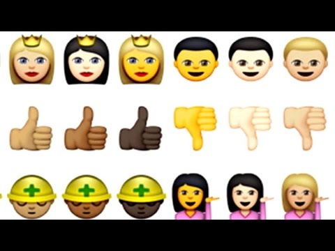 Diverse faces and growing influence of emojis - YouTube