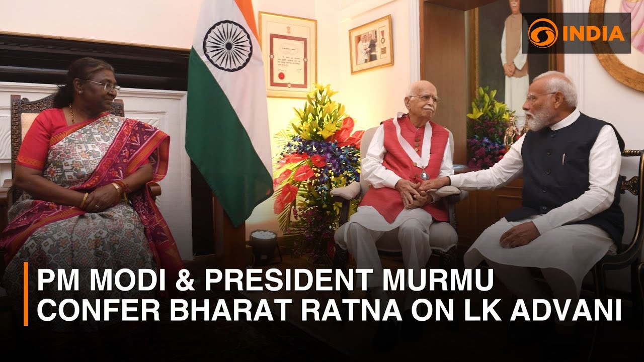 PM Modi & President Murmu confer Bharat Ratna on LK Advani | More ...