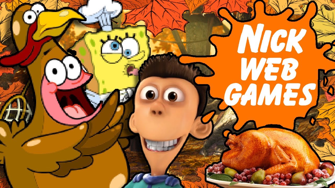WEIRD Thanksgiving Nick Web Games! - YouTube
