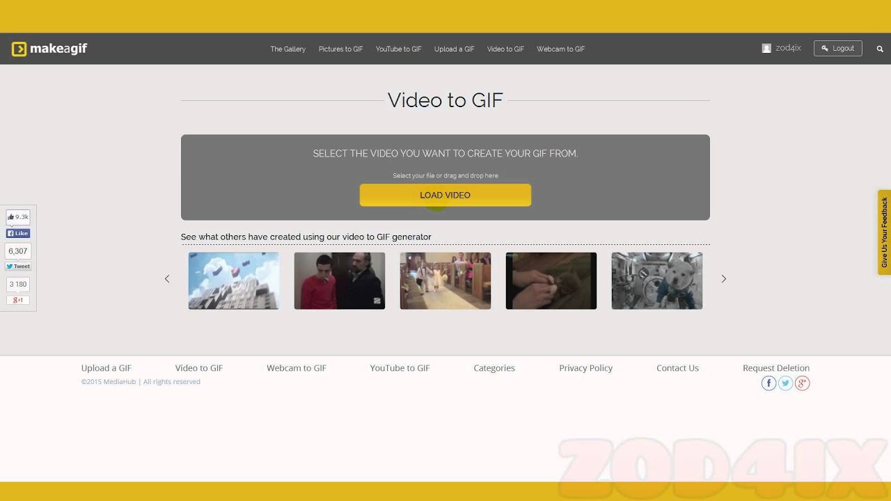 Обзор проекта MakeaGIF! Создаем GIF из видео! Картинка в движении ...