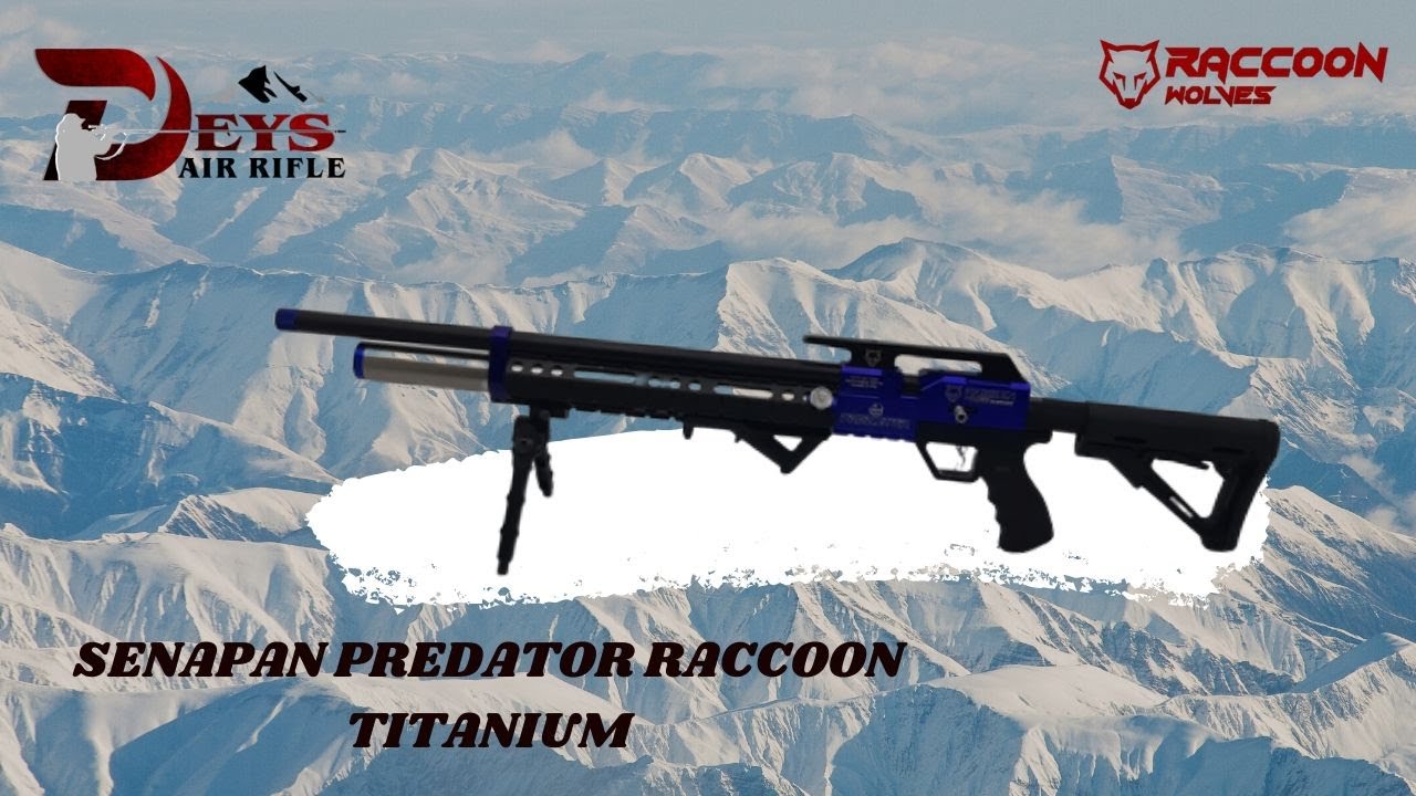 SENAPAN PCP PREDATOR RACCON TITANIUM - YouTube