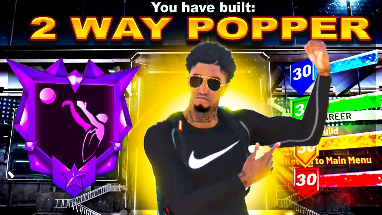 *NEW *BEST 2 WAY POPPER BUILD 2K24! BEST STRETCH BUILD 2K24!...BEST ...