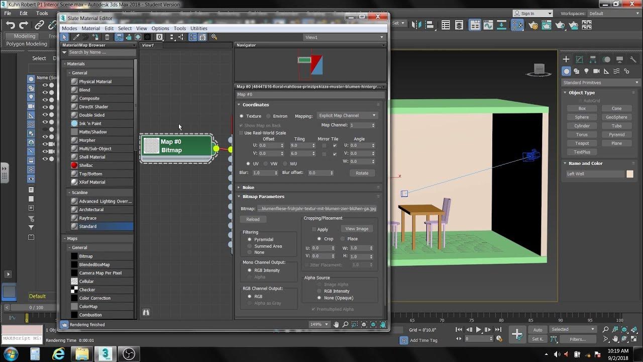 Project 2B 8 Material editor - YouTube