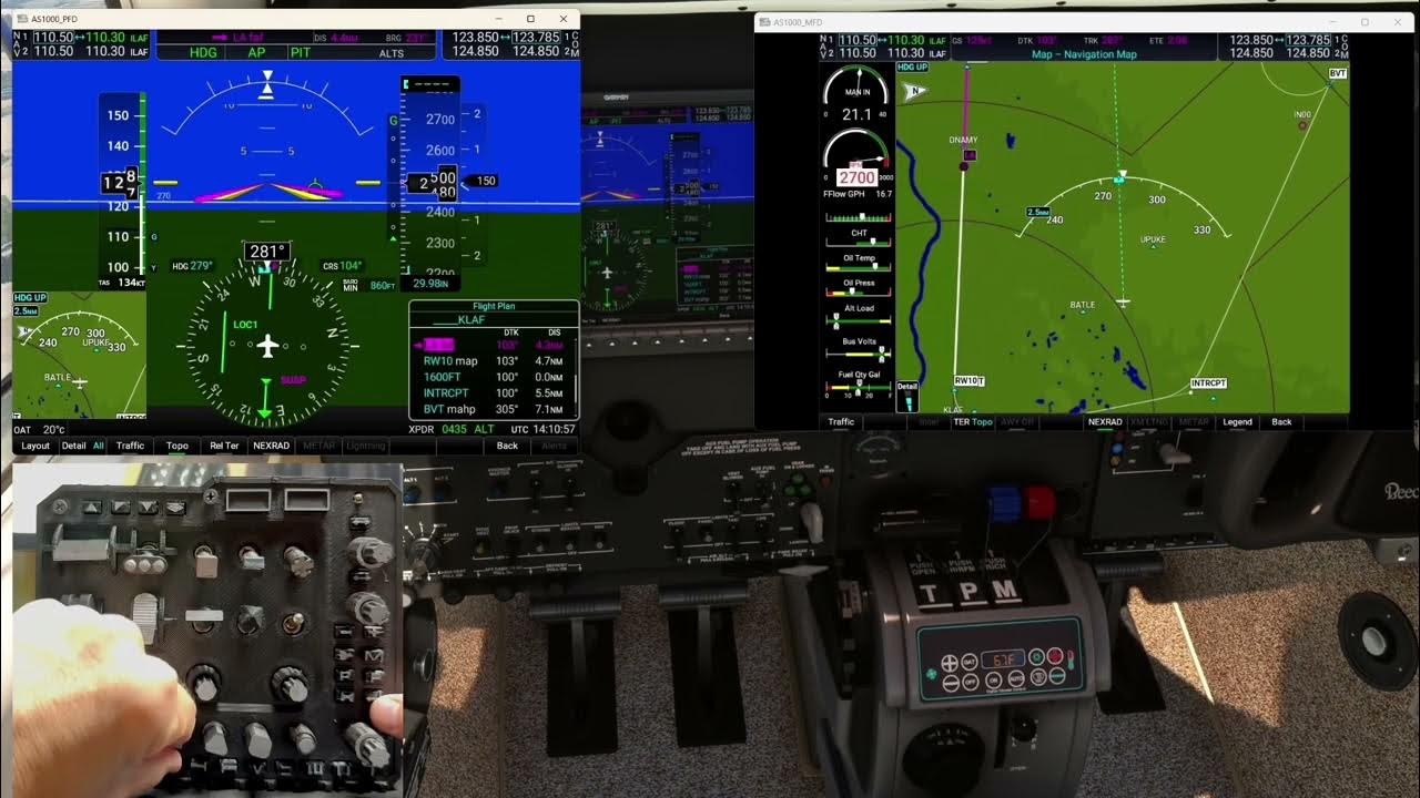 Flight Sim Control Panel - YouTube