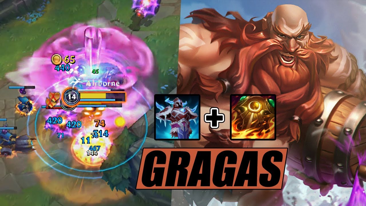 WILD RIFT GRAGAS vs RENEKTON BARON LANE | TANK & DAMAGE (BUILD & RUNES ...