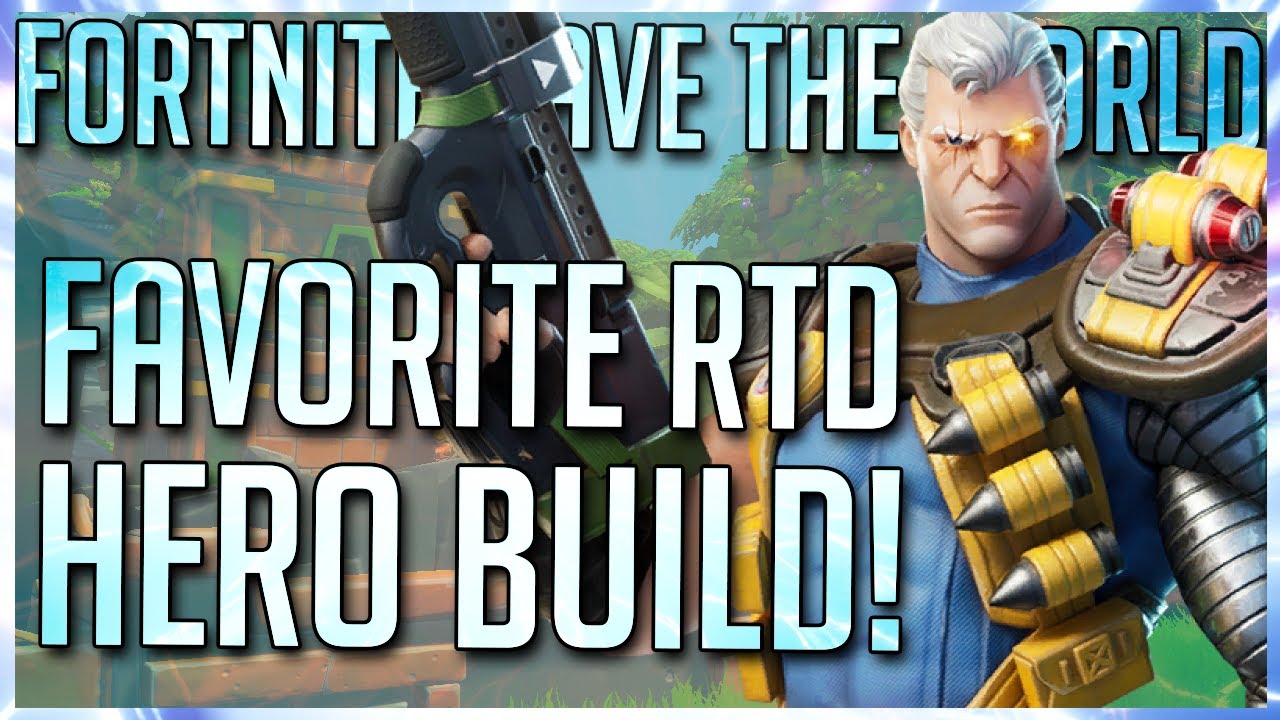 FORTNITE STW: MY FAVORITE RETRIEVE THE DATA BUILD! - YouTube