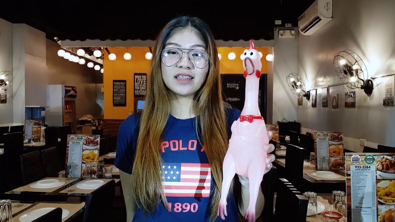 Chicken Basket Restaurant Hannah Funny Chicken - YouTube