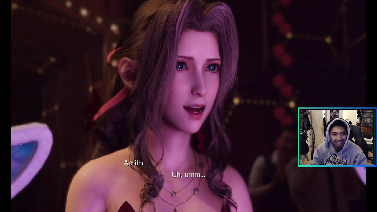 Final Fantasy VII Remake Andrea Rodea Dance Off Reaction - YouTube