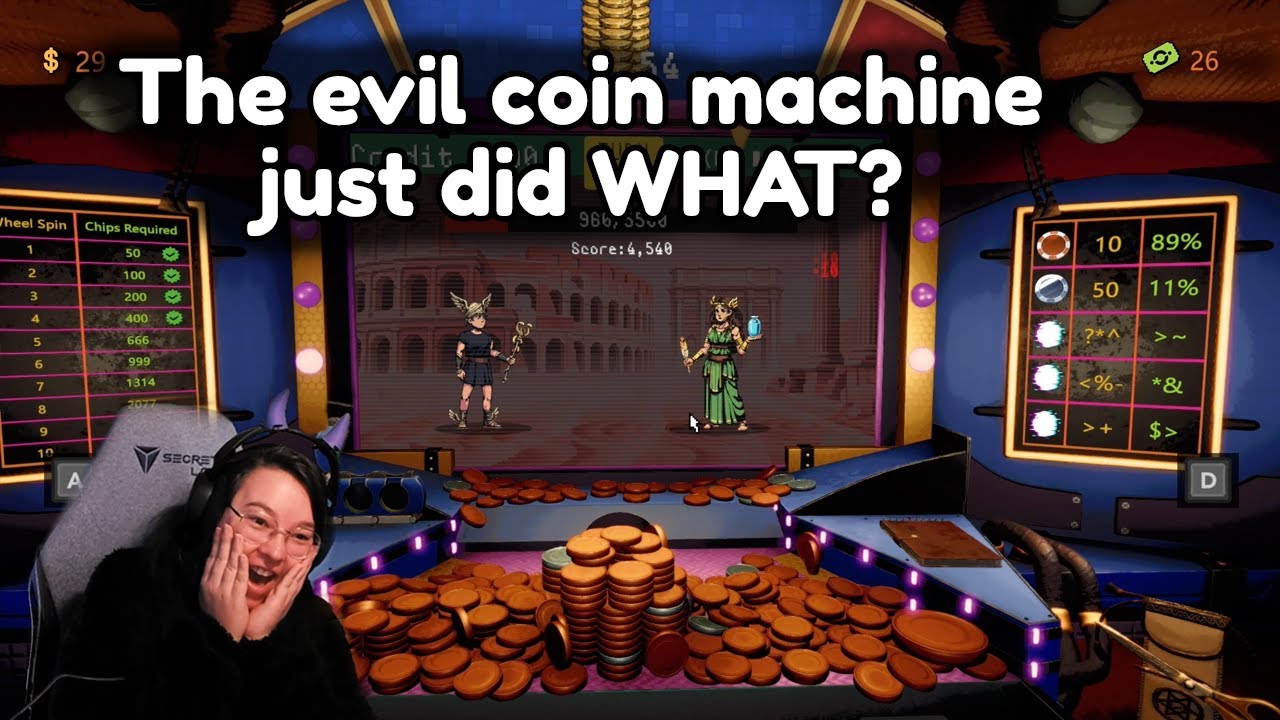 The evil coin machine just did WHAT? - YouTube