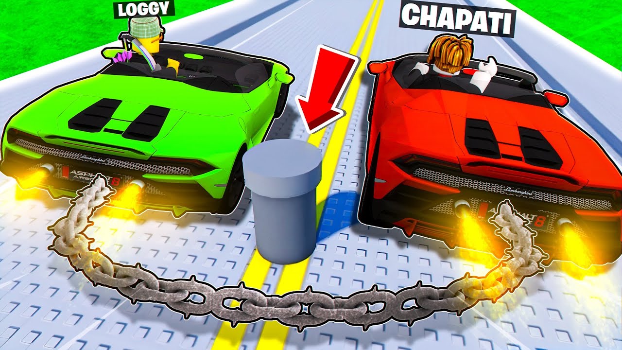 LOGGY AND CHAPATI ARE CHAINED TOGETHER WITH SUPERCARS - YouTube