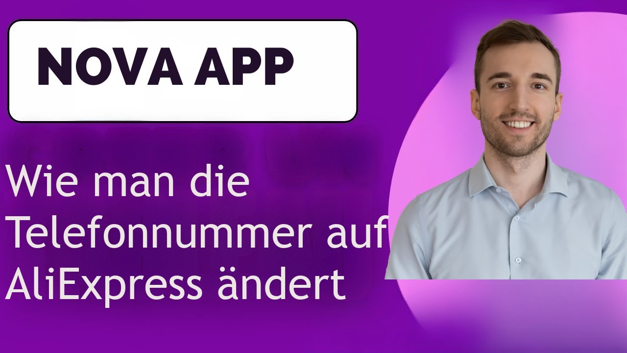 Wie man die Telefonnummer auf AliExpress ändert - YouTube