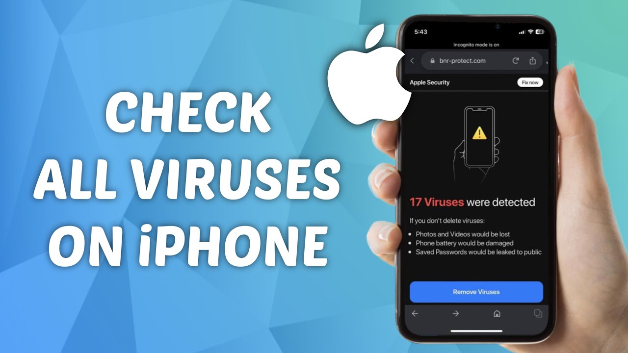 How to Check All Viruses on iPhone - YouTube