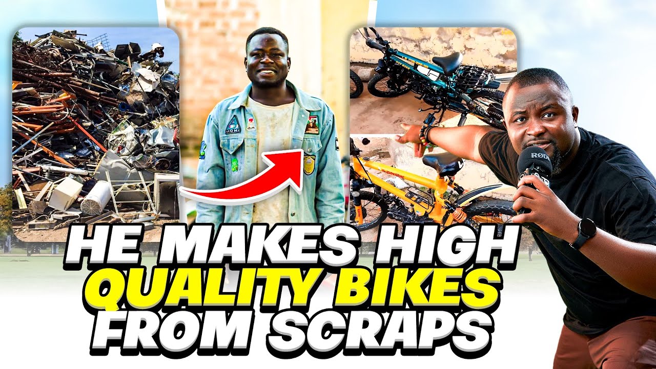 This Nigerian Man is Building Motorcycles from scratch with condemned ...