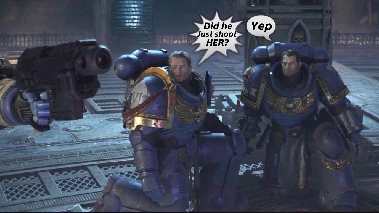 Warhammer 40k: Space Marine 2 - Imurah Story Boss Battle - YouTube