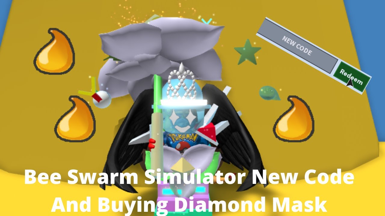 Bee Swarm Simulator Buying The Diamond Mask (New Code) - YouTube