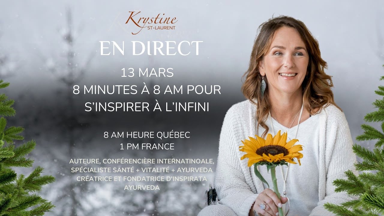 8 minutes live pour s'inspirer à l'infini - YouTube