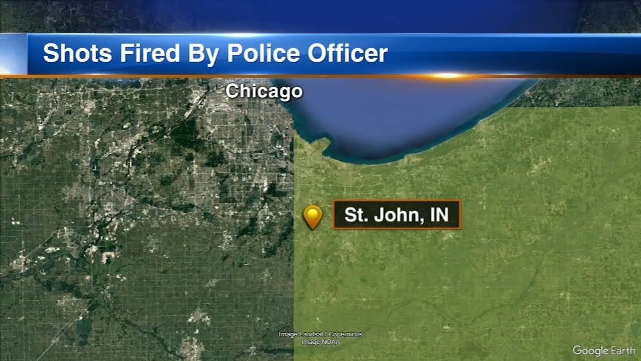 St. John, Ind., cop opens fire on Hammond off-duty officer - YouTube