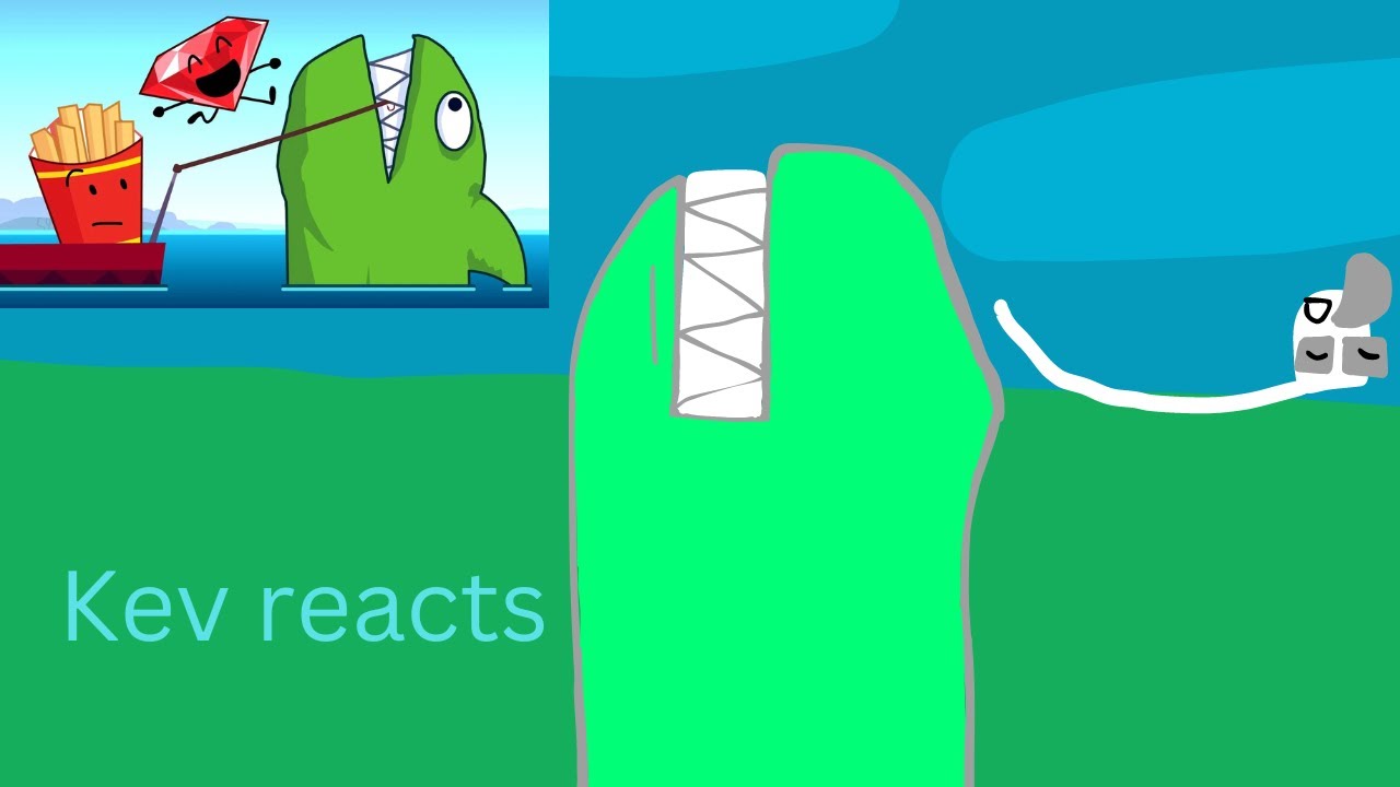 BFDI: Fish and Chips Reaction || The return of the fish monster - YouTube