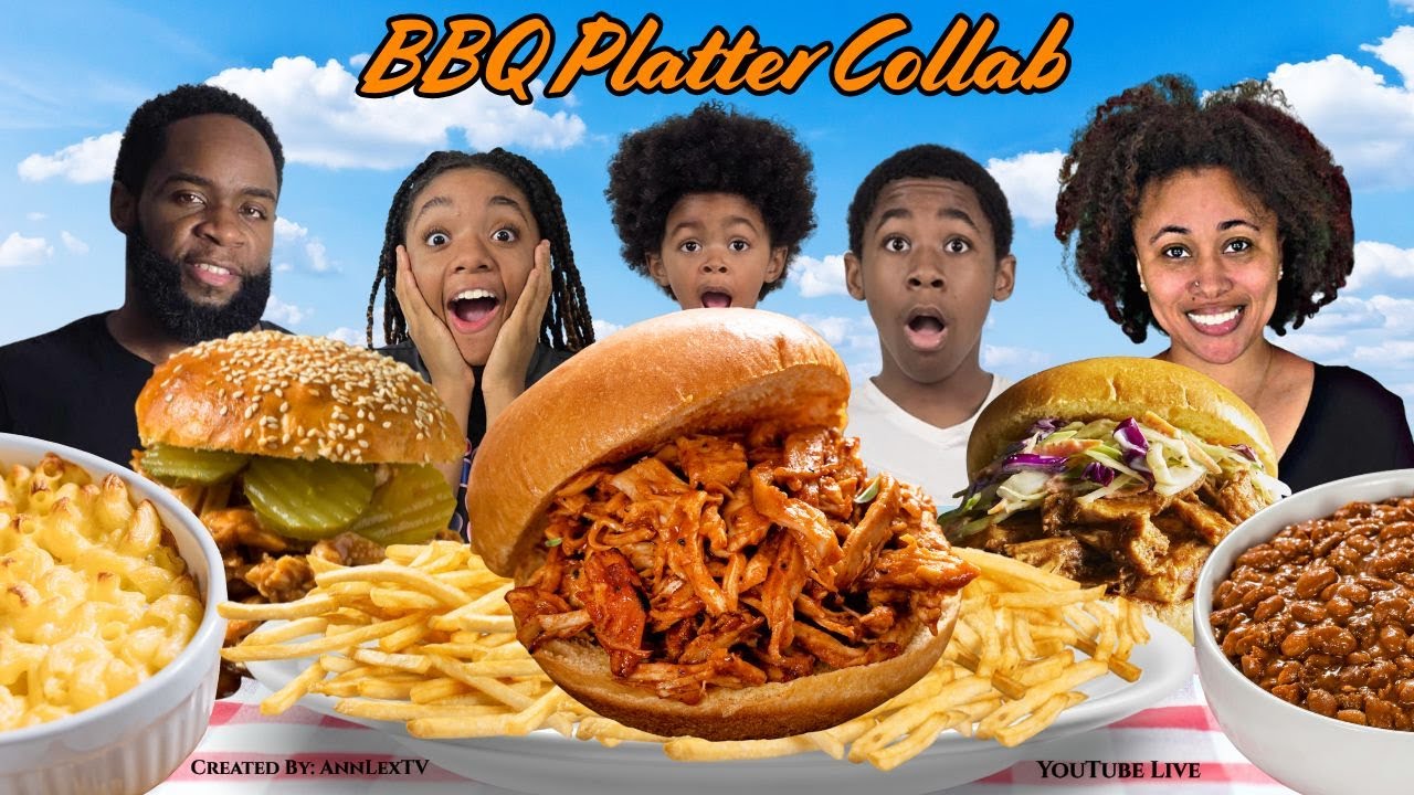 TASTY SOUTHERN BBQ PLATTER | BBQ PLATTER COLLAB created by @annlextv ...