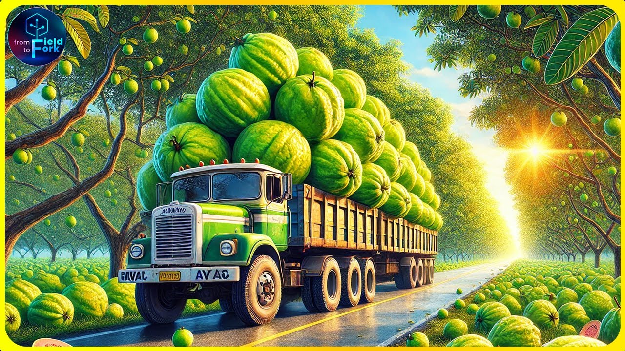 How Chinese Farmers Harvest Millions of Guavas: Organic Cultivation Technology | Farming ...