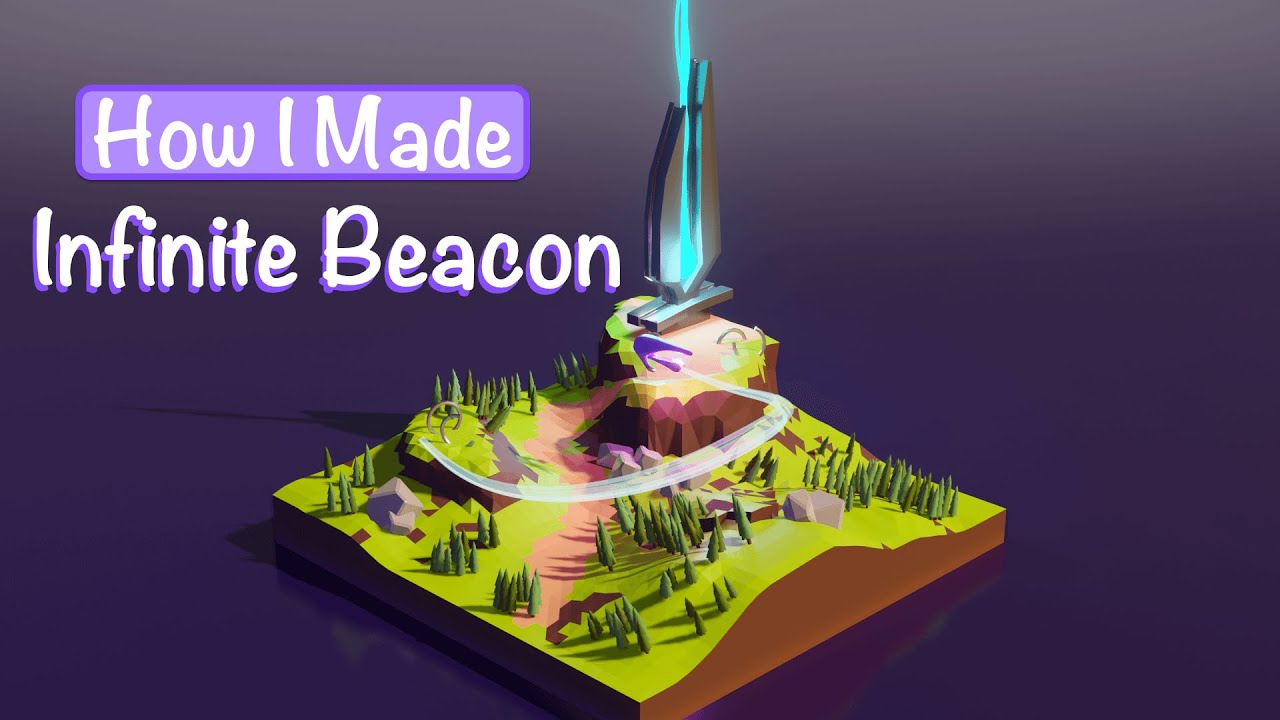 Infinite Beacon | Blender 3D Modelling Tutorial! - YouTube