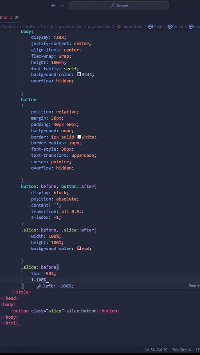 Przycisk Z Efektem Slicing Button W Html I Css Htmlandcss Html5 Html Htmltutorial Htmlcss