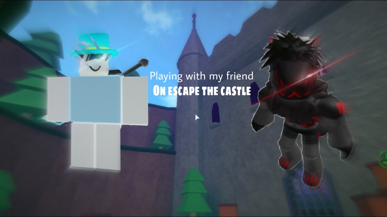 Playing escape the castle obby with my friend (part 2 coming soon ...
