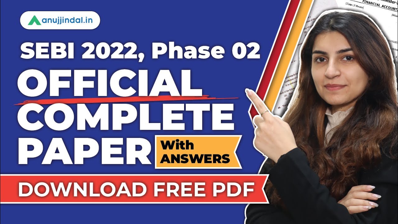 SEBI 2022 Paper Analysis | SEBI Grade A Past Year Paper Analysis | SEBI ...