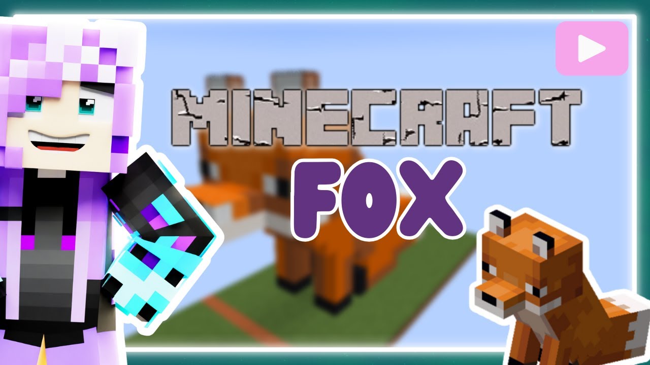 How to Build a Fox! Learn 30 Different Minecraft Mobs in 30 Days in ...